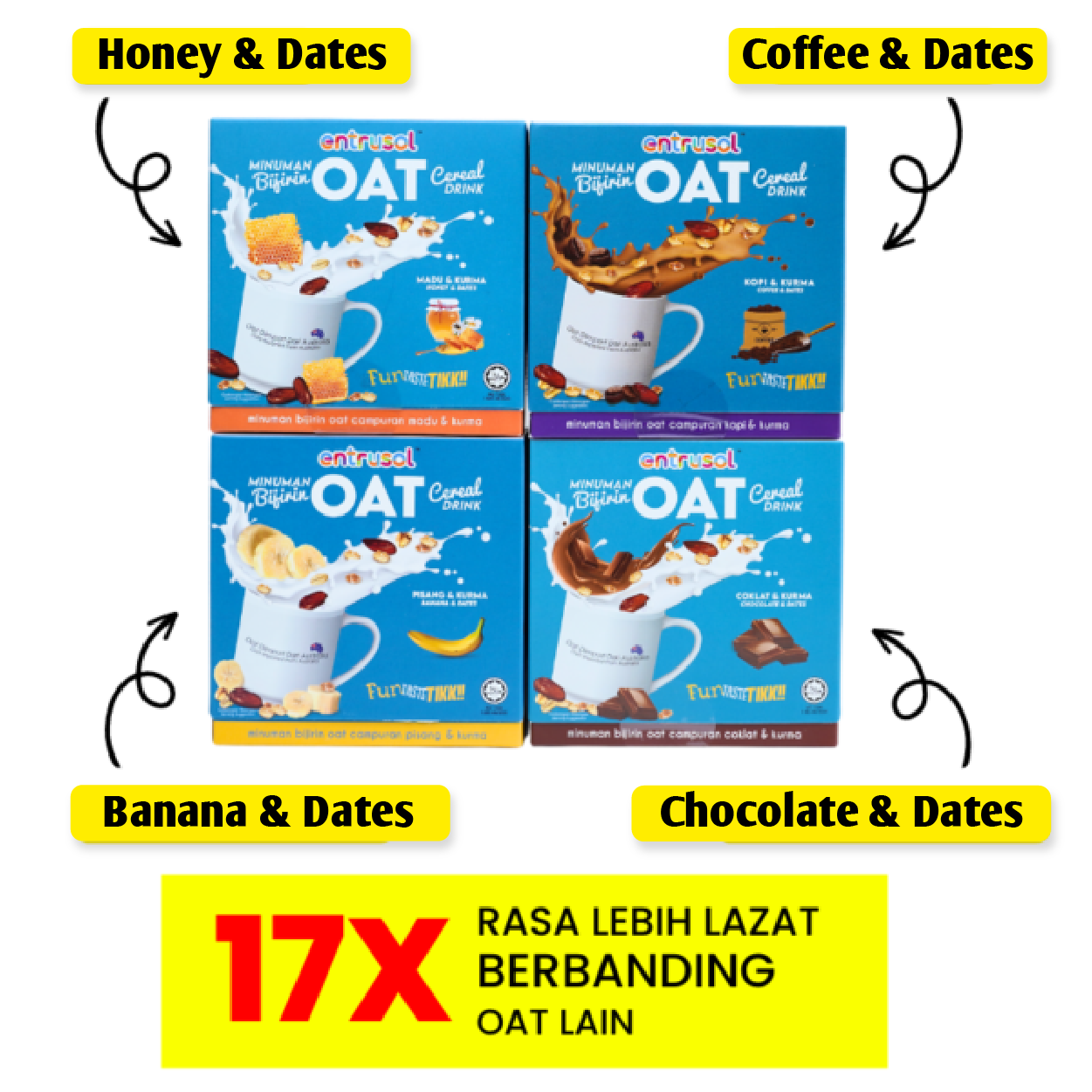 Oat Sedap Entrusol | #1 Best Flavour & Less Sugar On The Market, Period